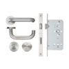 DDA Lift to Lock Toilet Door Locking System - Satin Stainless Steel ...