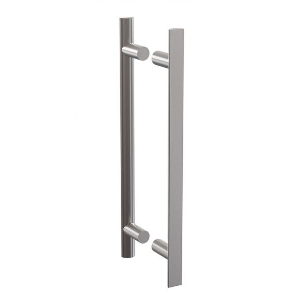 D-Section T-Bar Pull Handles – Back to Back – Solid Bar Grade 316 – SSS ...