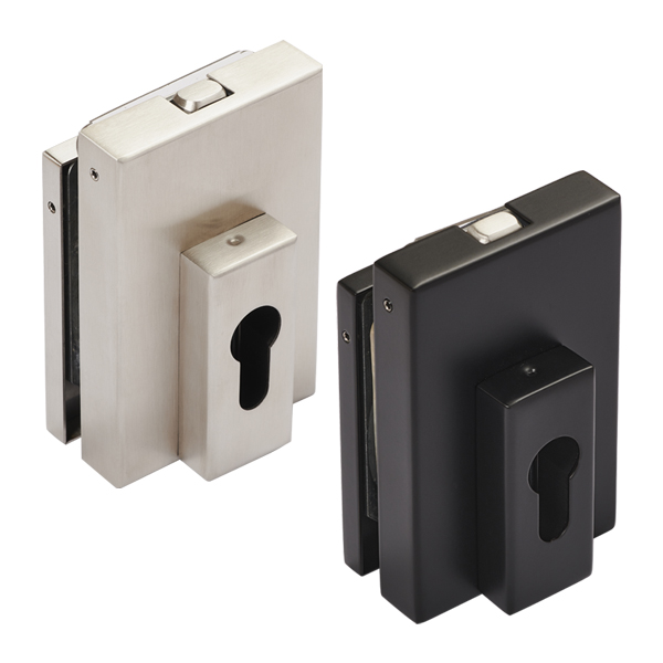 15mm Free Glass Edge Patch Deadlock - Glass Door Frames | Welling UK