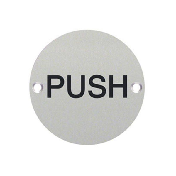 Pictogram Circular Signs – Drilled & Countersunk – Satin Stainless ...