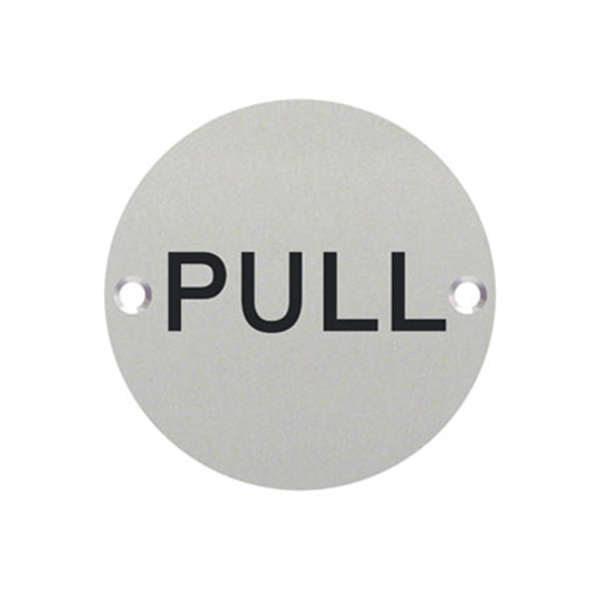 Pictogram Circular Signs – Drilled & Countersunk – Satin Stainless ...